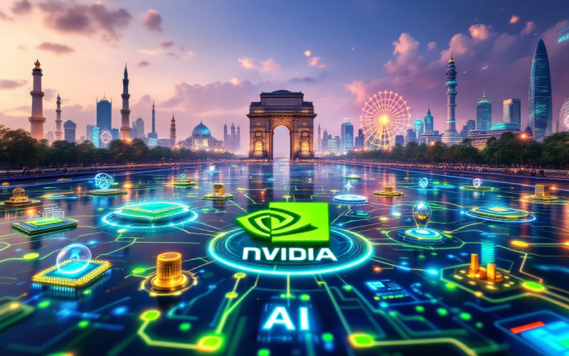 Nvidia Expands AI Reach in India with Key Collaborations